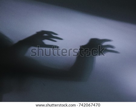 Scary Shadow Attacking Hands Stock Photo (Edit Now) 742067470 ...