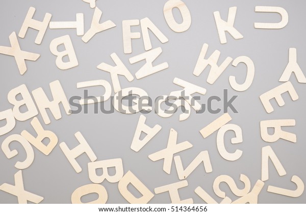 Scattered Alphabets Stock Photo 514364656 | Shutterstock