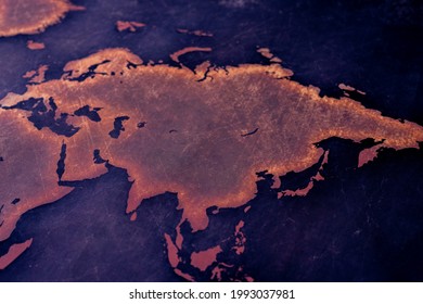 Schematic Map World Stock Photo 1993037981 | Shutterstock