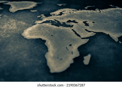 Schematic Map World Stock Photo 2190367287 | Shutterstock