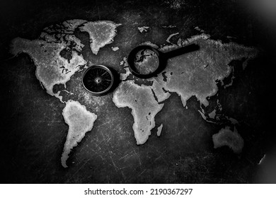 Schematic Map World Stock Photo 2190367297 | Shutterstock