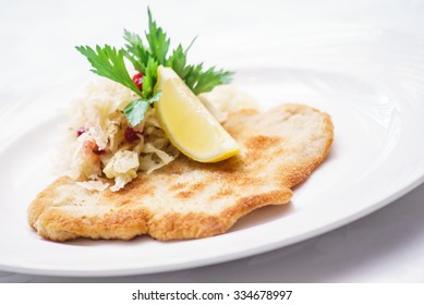 Schnitzel With Cabbage PPT template 97 | CrystalGraphics