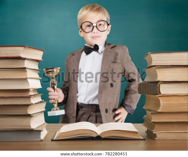 School Boy Receiving Trophy Stock Photo 782280451 | Shutterstock