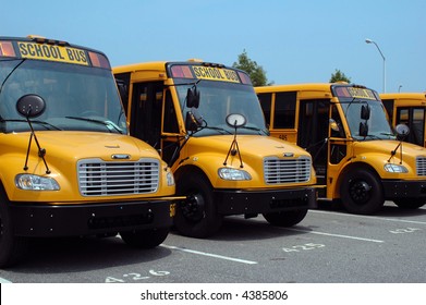 School Buses Stock Photo 4385806 | Shutterstock