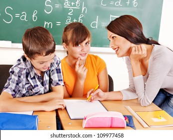 School Child Teacher Classroom Stock Photo (Edit Now) 110544146