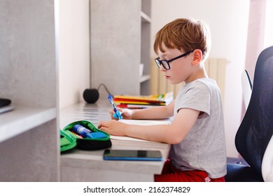 School Days Random Kid Doing His Stock Photo 2162374829 | Shutterstock