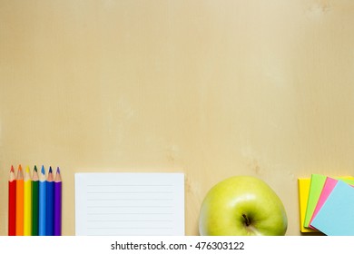 School Table Top View Stock Photo 476303122 | Shutterstock