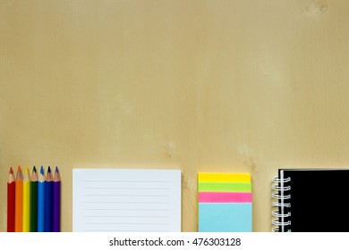 School Table Top View Stock Photo 476303128 | Shutterstock