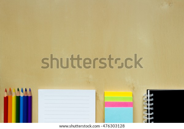 School Table Top View Stock Photo 476303128 | Shutterstock