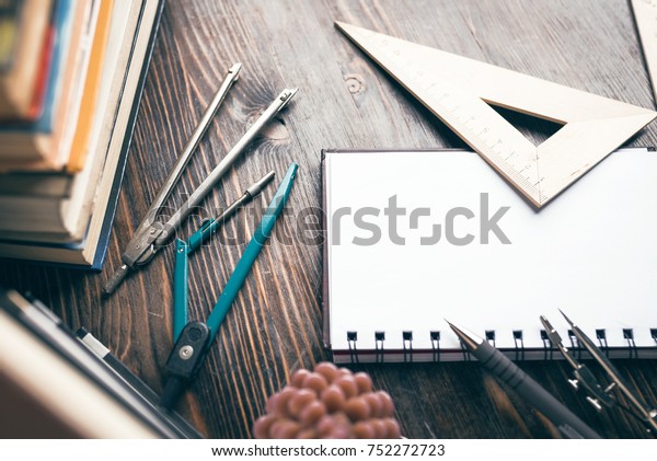 Schoolboys Desk Geometry Class Stock Photo 752272723 | Shutterstock