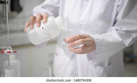 Scientists Preparing Experiments Titration Find Exact Stock Photo ...