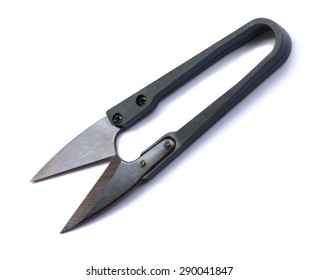 Scissors Cut Thread Isolated On White Stock Photo 290041847 | Shutterstock