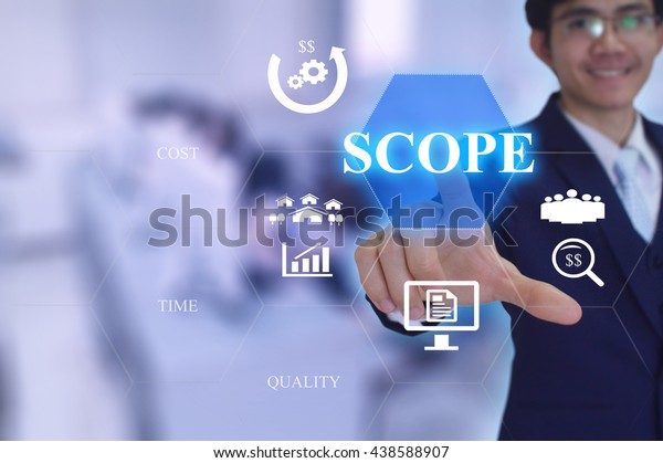 Scope Time Cost Quality Concept Presented Stock Photo 438588907 ...