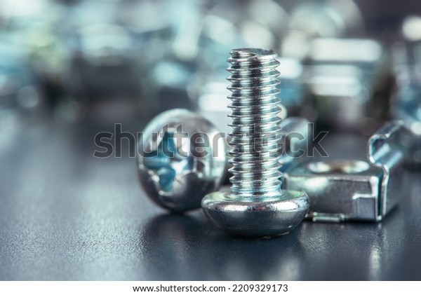 Screw Cage Nut Server Rack Cabinet Stock Photo 2209329173 | Shutterstock