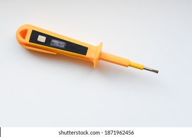 Screwdriver Indicator Determining Electrical Phase Isolated Stock Photo ...