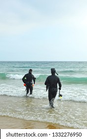 Scuba Diving Two Divers Practice Sport Stock Photo 1332276950 ...