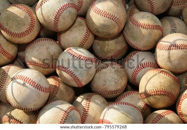 Scuffed Baseballs Bin Stock Photo 795579268 | Shutterstock