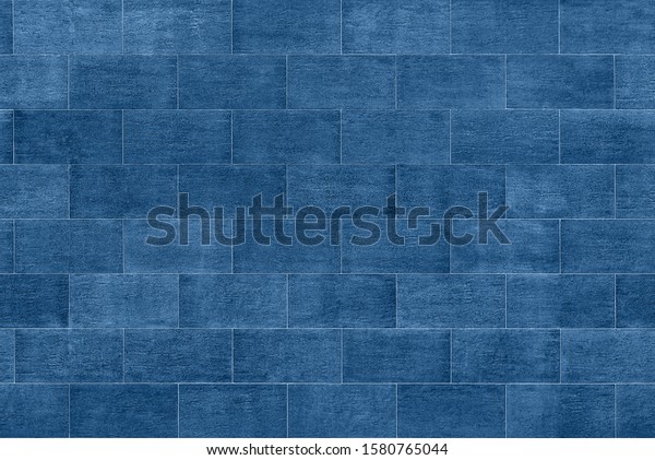 Seamless Blue Ceramic Tiles Pattern Wall Stock Photo 1580765044 ...