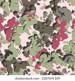 Seamless Irregular Pattern Different Colors Sizes AI-generated image ...