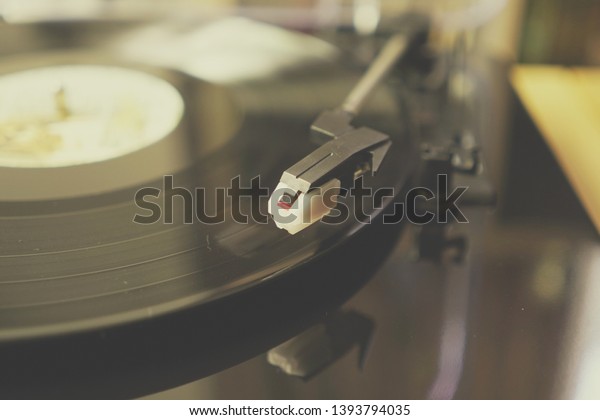 Seamless Loop Vinyl Record Being Played Stock Photo 1393794035 ...