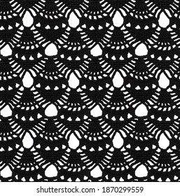 Seamless Openwork Knitted Texture Pattern Crocheted Stock Photo ...