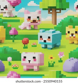 Anime Artistic Image Pokémon Minecraft Tokidoki AI-generated image ...