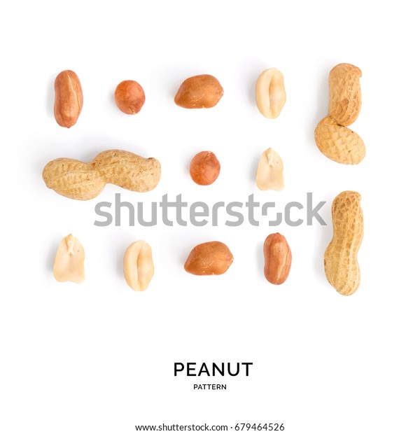 Seamless Pattern Peanut Abstract Background Peanut Stock Photo ...