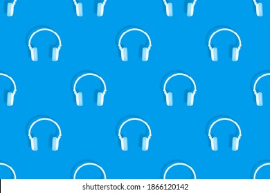 Seamless Patterns Headphones Seamless Pattern Headphones Stock Photo ...