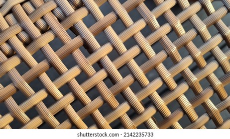 Seamless Rattan Pattern Texture Background Stock Photo 2142235733 ...
