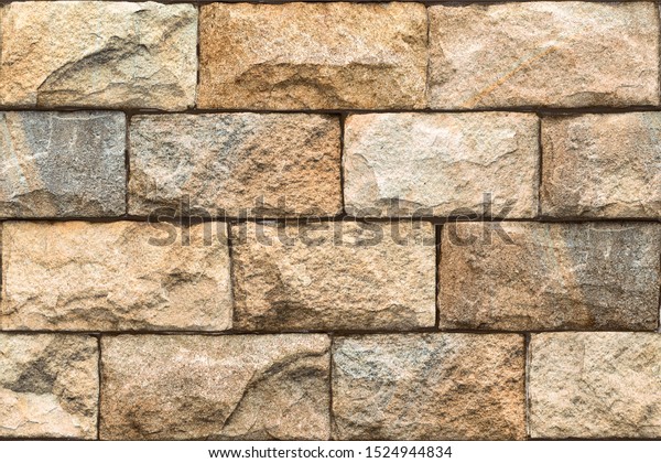 Seamless Stone Wall Cladding Wall Paper Stock Photo 1524944834 ...