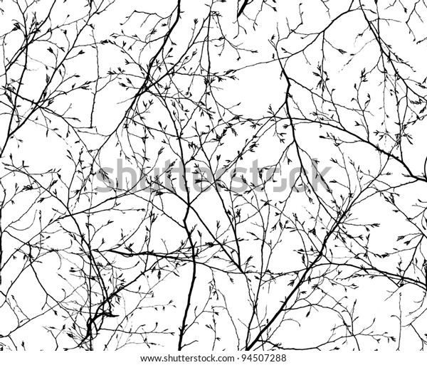 Seamless Texture Branches Stok Fotoğrafı 94507288 | Shutterstock