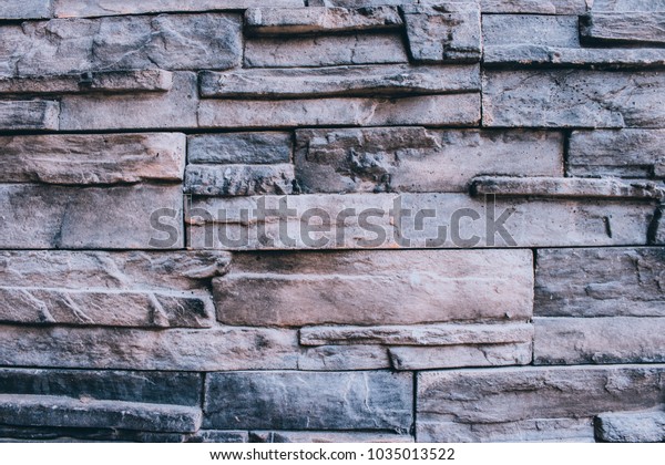 Seamless Texture Brown Stone Stone Tile Stock Photo 1035013522 ...