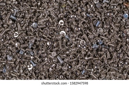 Seamless Texture Various Chrome Computer Bolts Stock Photo 1582947598 ...