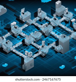 Diagram Classified System Interface Highlighted Red AI-generated image ...