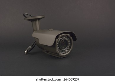 Security Camera On Dark Background Stock Photo 264089237 | Shutterstock
