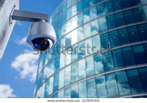 Security Cctv Camera Office Building Stock Photo (Edit Now) 222896305