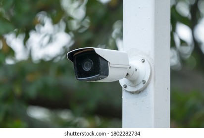 Dirty Cctv Cameras Installed On Eaves Stock Photo (Edit Now) 1907693914