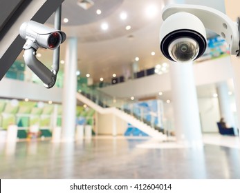 Security Cctv Camera Surveillance System Office Stock Photo 412604014 ...