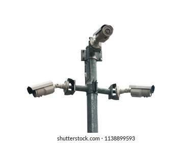 Security Cctv Camera White Background Stock Photo 1138899593 | Shutterstock