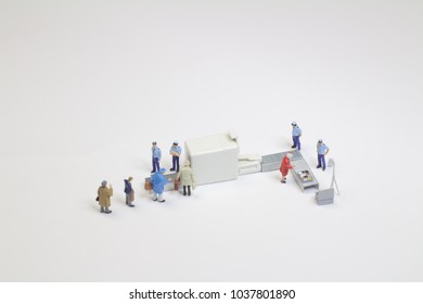 Security Check Isometric People Queue Stock Photo 1037801890 | Shutterstock
