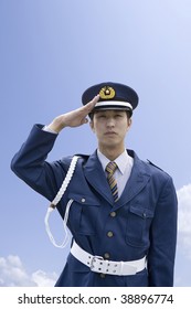 Security Guard Saluting Construction Site Stock Photo 38896774 ...