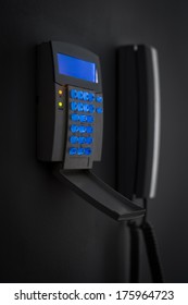 Security System Panel Blue Screen Night Stock Photo 175964723 ...