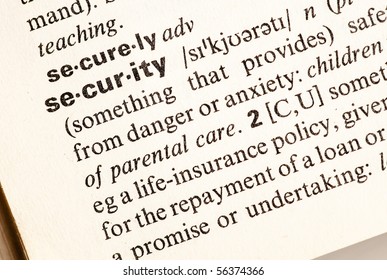 Security Word Closeup Stock Photo 56374366 | Shutterstock
