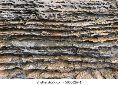 Sedimentary Rock Pattern Texture Background Stock Photo 505862641 ...