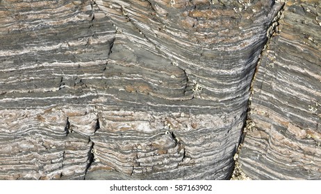Sedimentary Rock Pattern Texture Background Stock Photo 587163902 ...