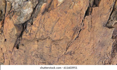 Sedimentary Rock Pattern Texture Background Stock Photo 611603951 ...