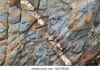 Sedimentary Rock Pattern Texture Background Stock Photo (Edit Now ...