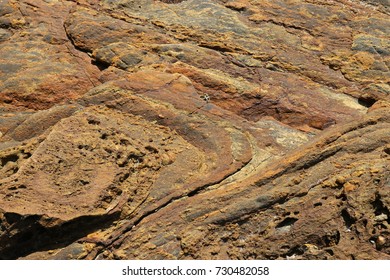 Sedimentary Rock Pattern Texture Background Stock Photo 730482058 ...