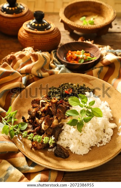 Sei Sapi Ntt Smoked Beef Dish Stock Photo 2072386955 | Shutterstock