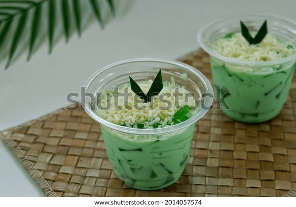 Selected Focus Buko Pandan Philippines Dessert Stock Photo (Edit Now ...